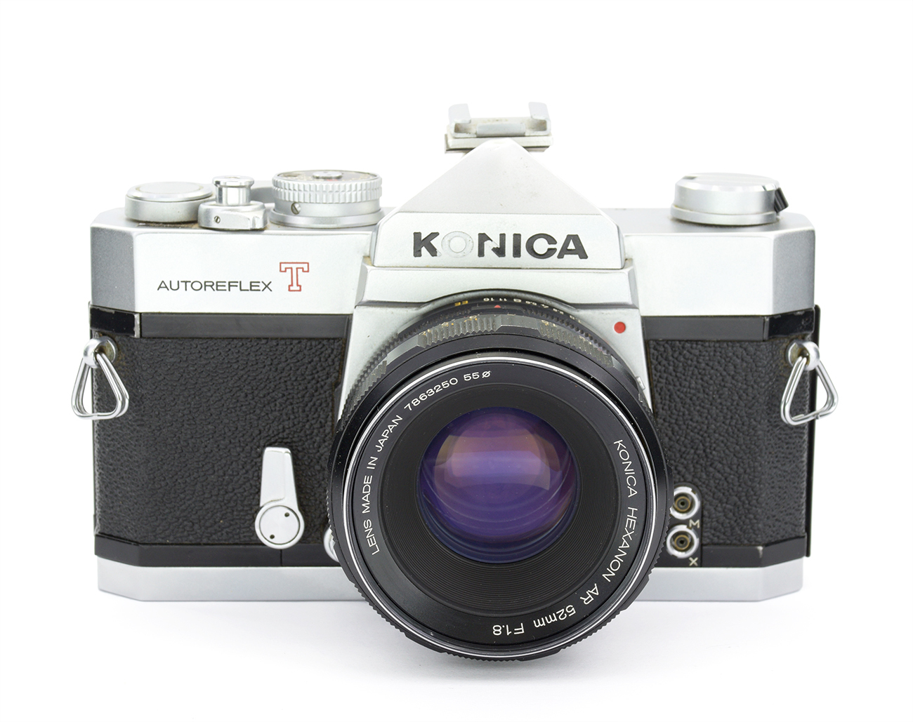 Konica Autoreflex T 35mm SLR Camera with Hexanon 52mm 55mm 135mm | eBay